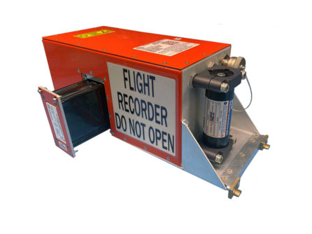 SRVIVR25™ A757 cockpit voice and flight data recorder with an integrated recorder independent ...